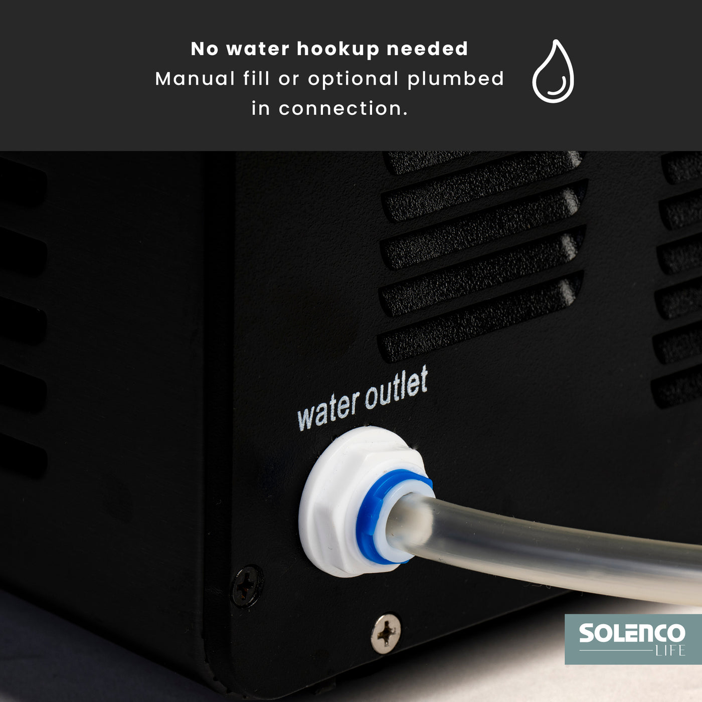 Solenco Life Sphere Ice Maker – 50mm Crystal-Clear Ice Spheres