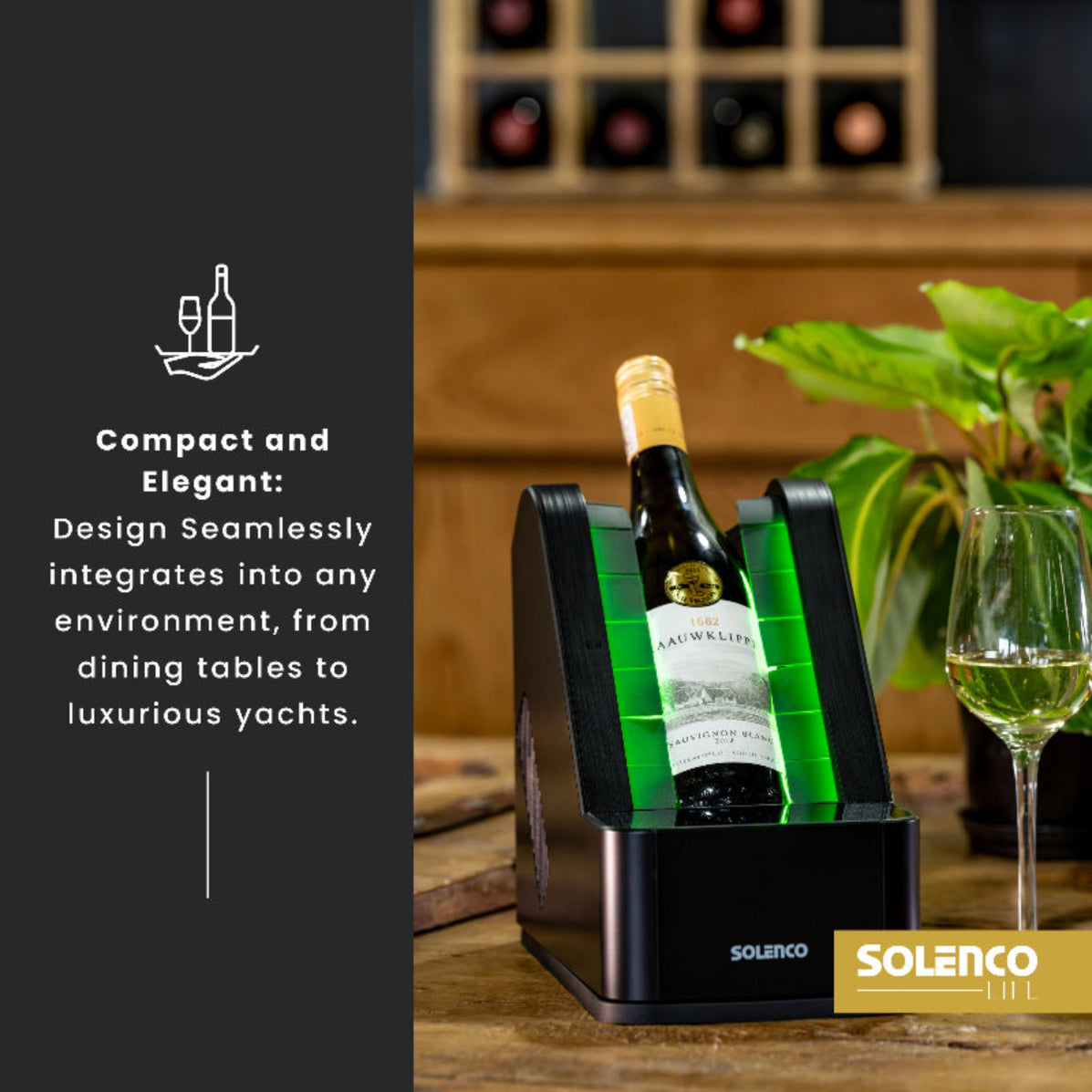 Solenco Life Precision Bottle Wine Cooler – 5°C to 20°C Range